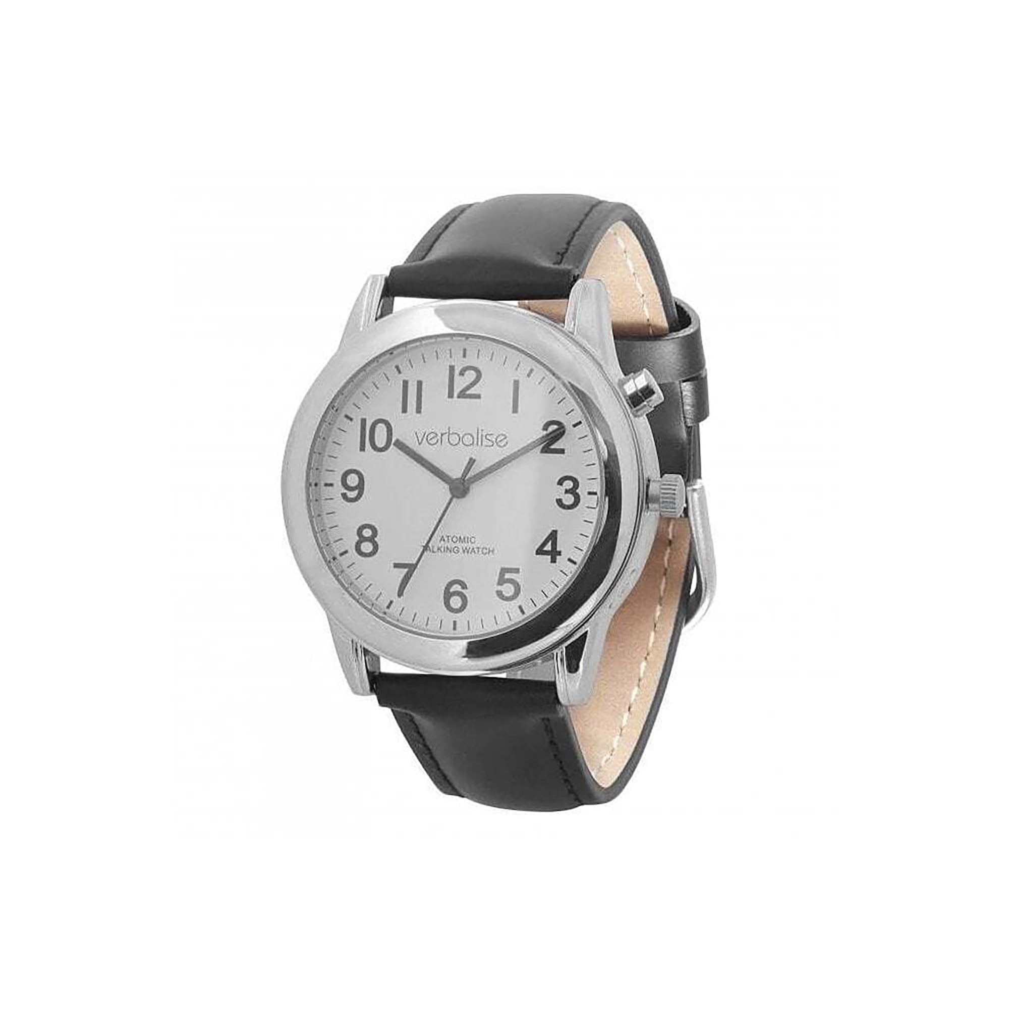 VMRC-407 Mens Radio Controlled Talking Watch in Leather or Expander Wa